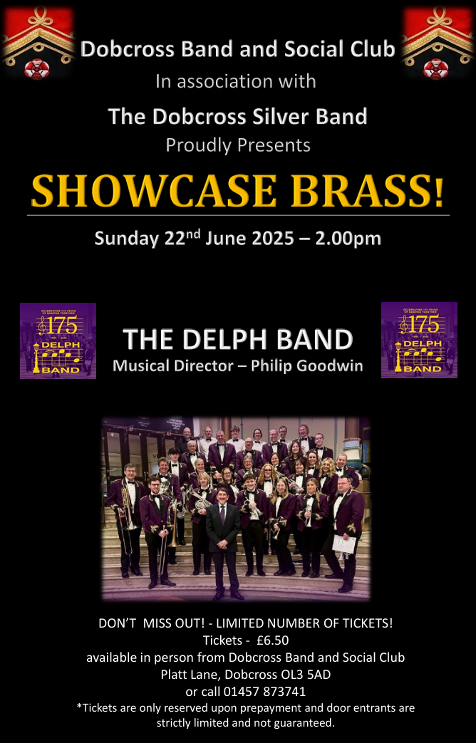 The Delph Band in concert at Dobcross Band Club – Sunday 22nd June 2025 ...