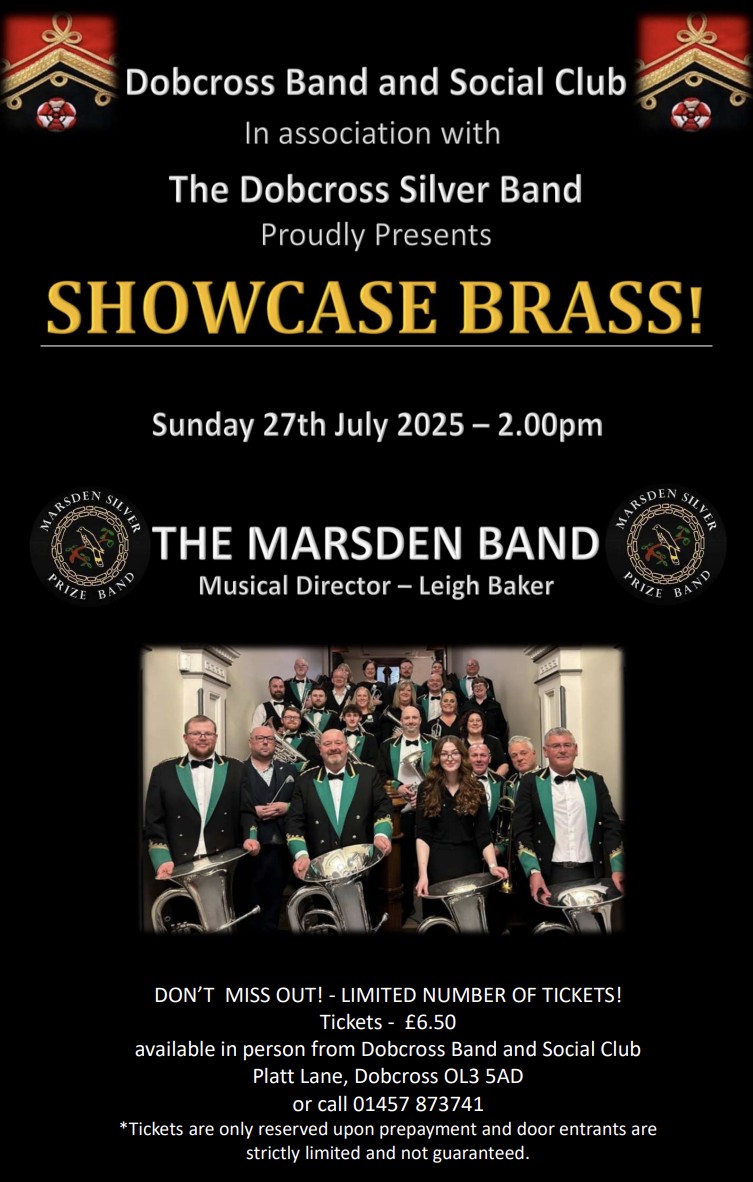 The Marsden Band in concert at Dobcross Band Club – Sunday 27th July ...